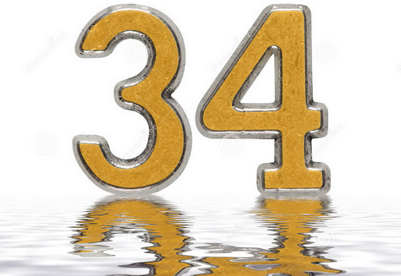 N mero 34 Quais S o Os Seus Significados Os N meros